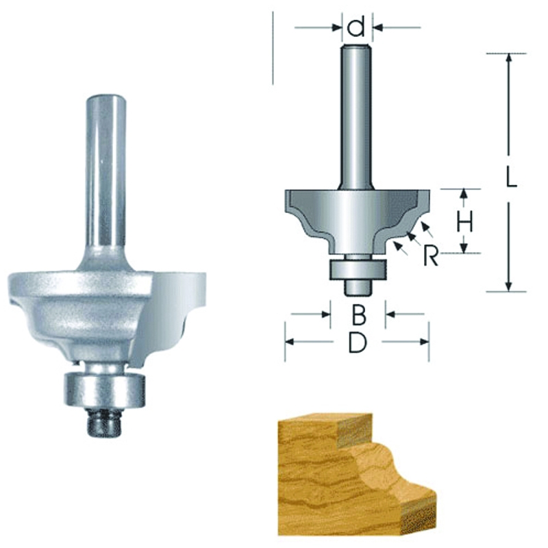 Wavy Mould Router Bit - Safinat